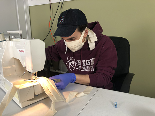 Students Sew Face Masks For those in need - Two River Times