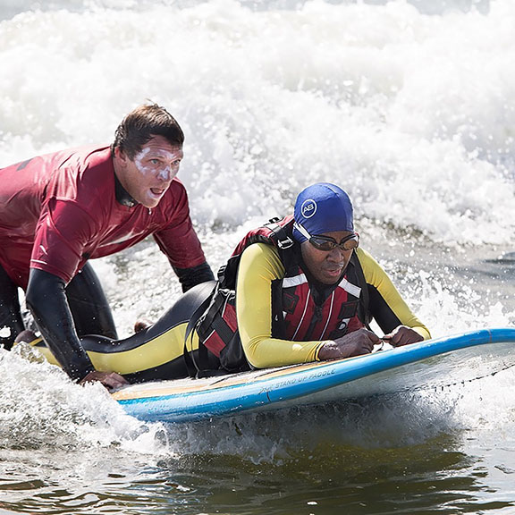 Event Offers Surf and ‘See’ for the Visually Impaired - Two River Times